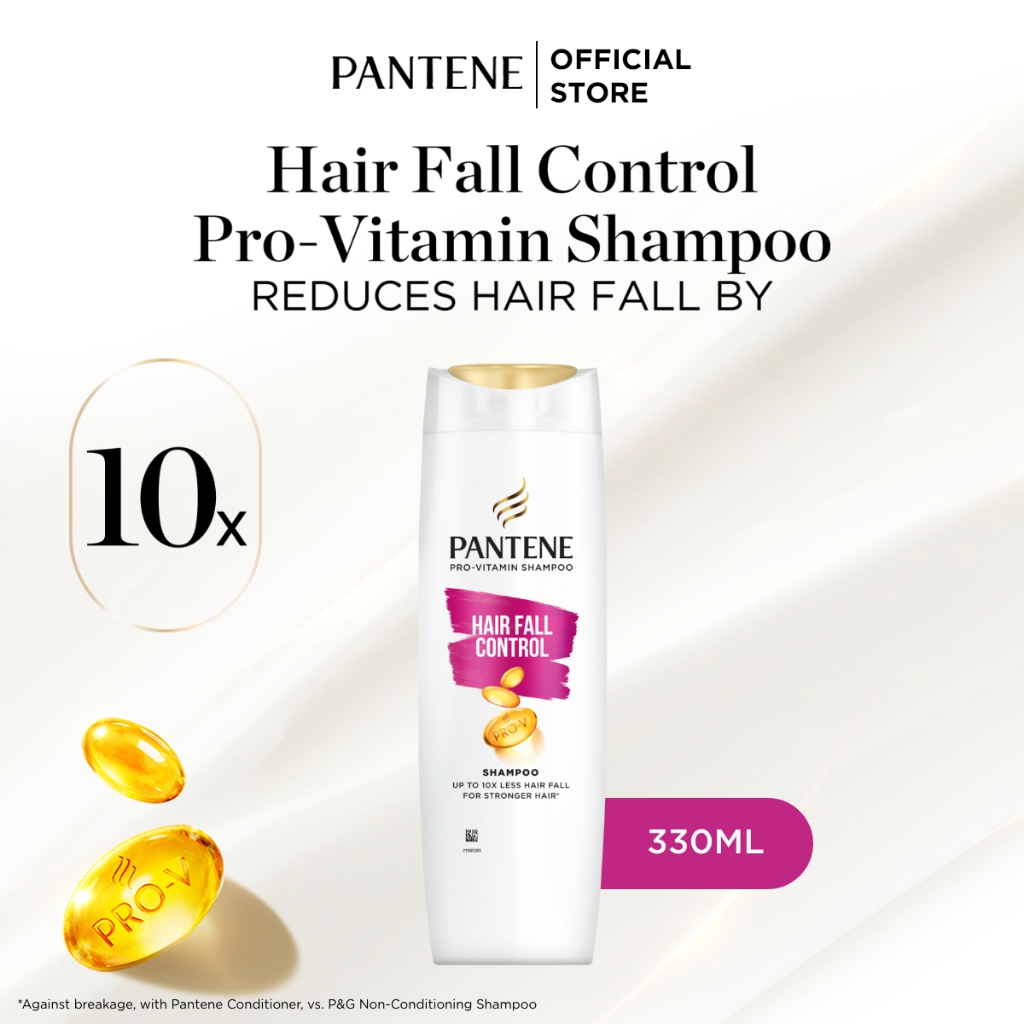 Pantene Pro-V Shampoo Hair Fall Control Hair Care 330ml | Shopee ...
