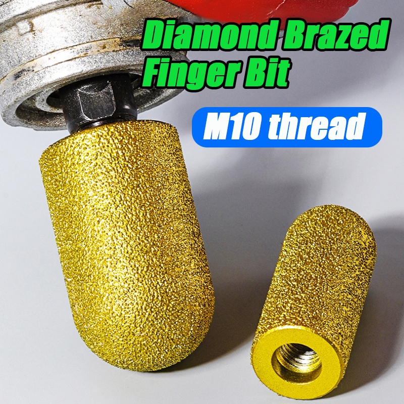 1PC Diamond Brazed Finger Bit Milling Cutter Perfect for Dressing ...