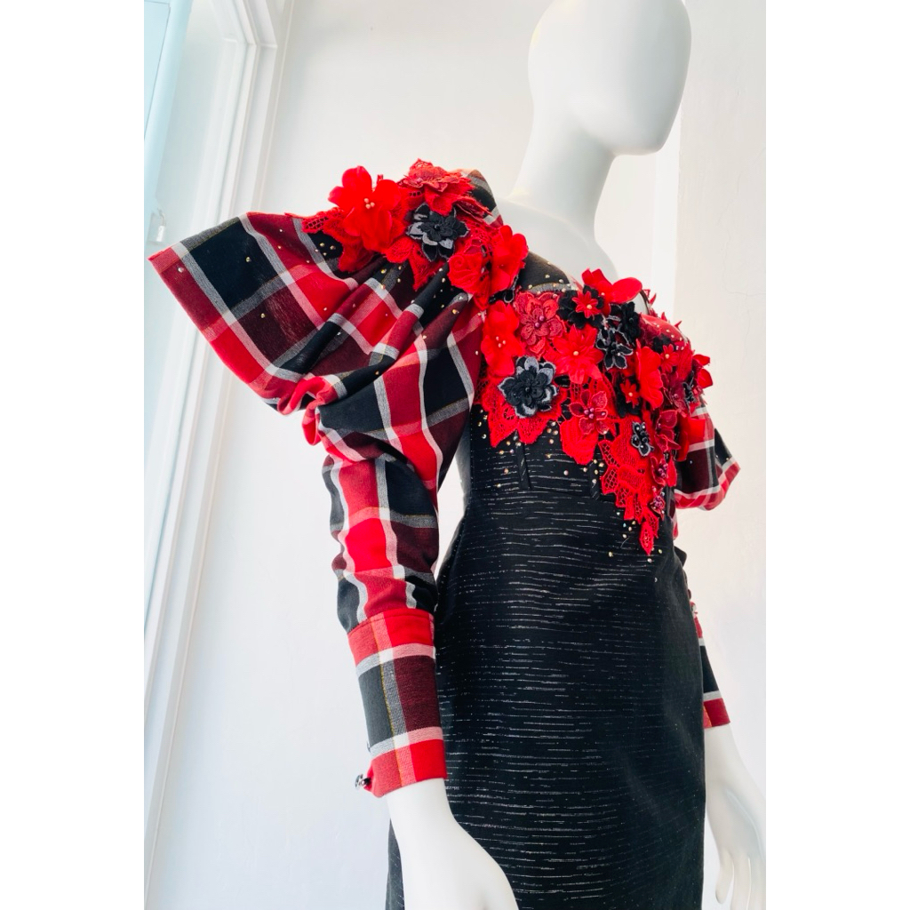Modern Filipiniana Hablon / Patadyong | Shopee Philippines