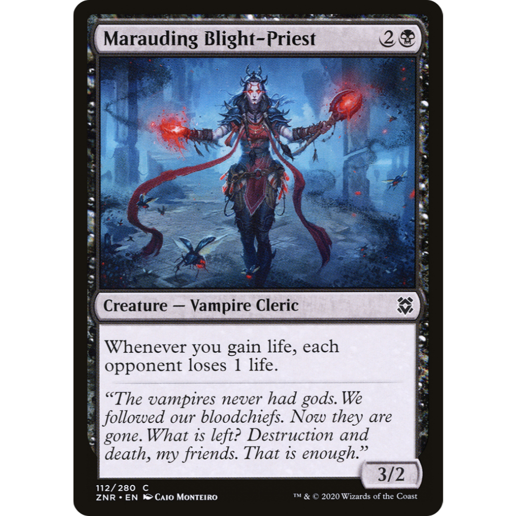 Marauding Blight Priest ZNR 112- MTG Proxy | Shopee Philippines