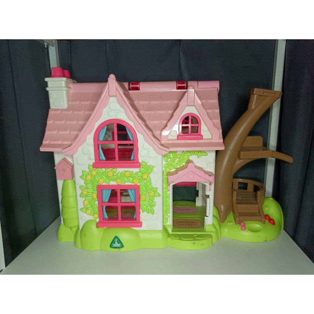 ELC Happyland Cherry Lane Cottage Playset Big Dollhouse Toy for Girls ...