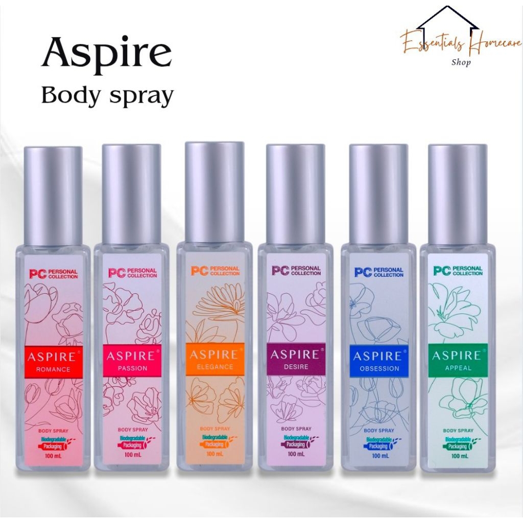 ASPIRE LADIES PERFUME BODY SPRAY 100ML | Shopee Philippines