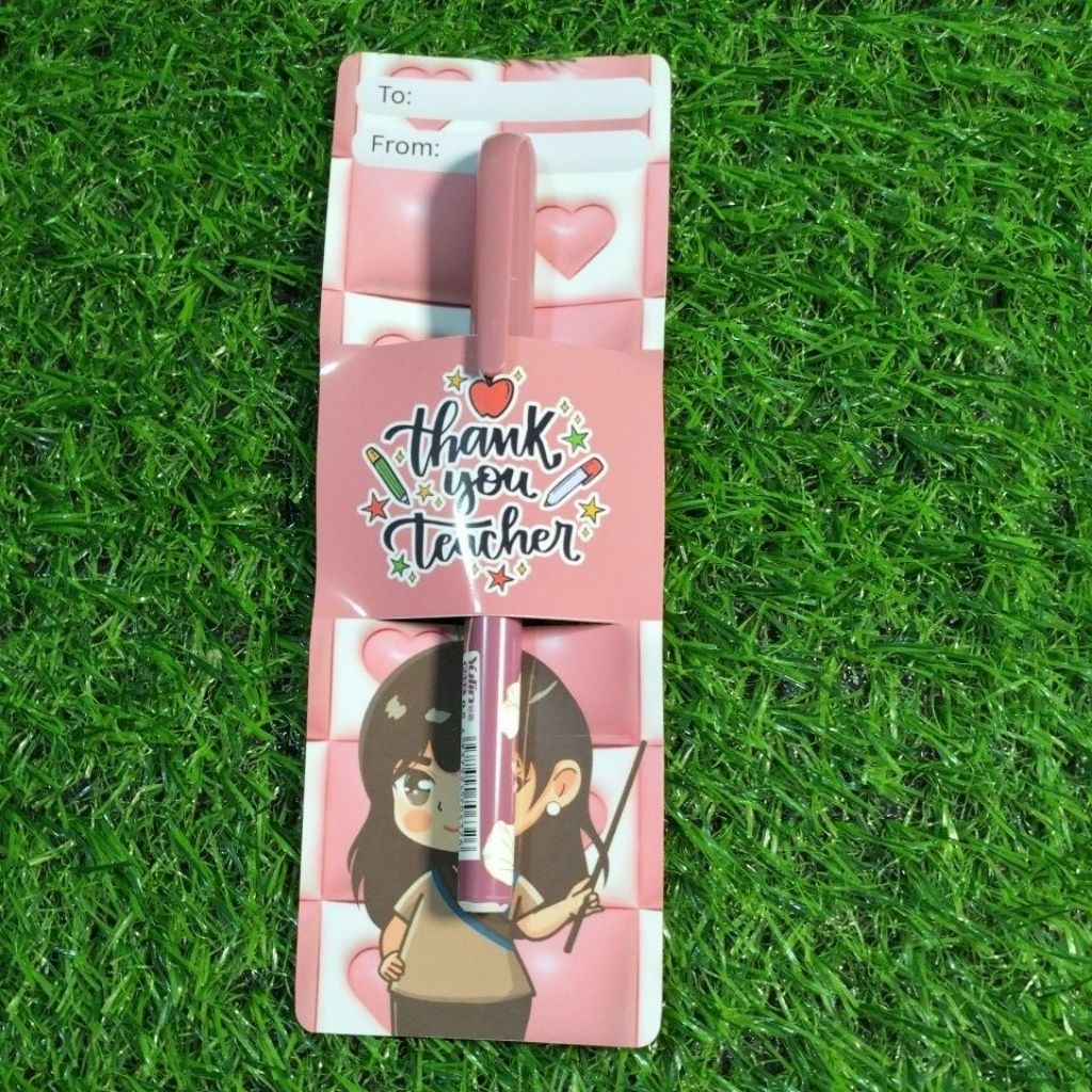 Teachers Day Pensleeves with Pen Thank you Teacher Design | Shopee ...