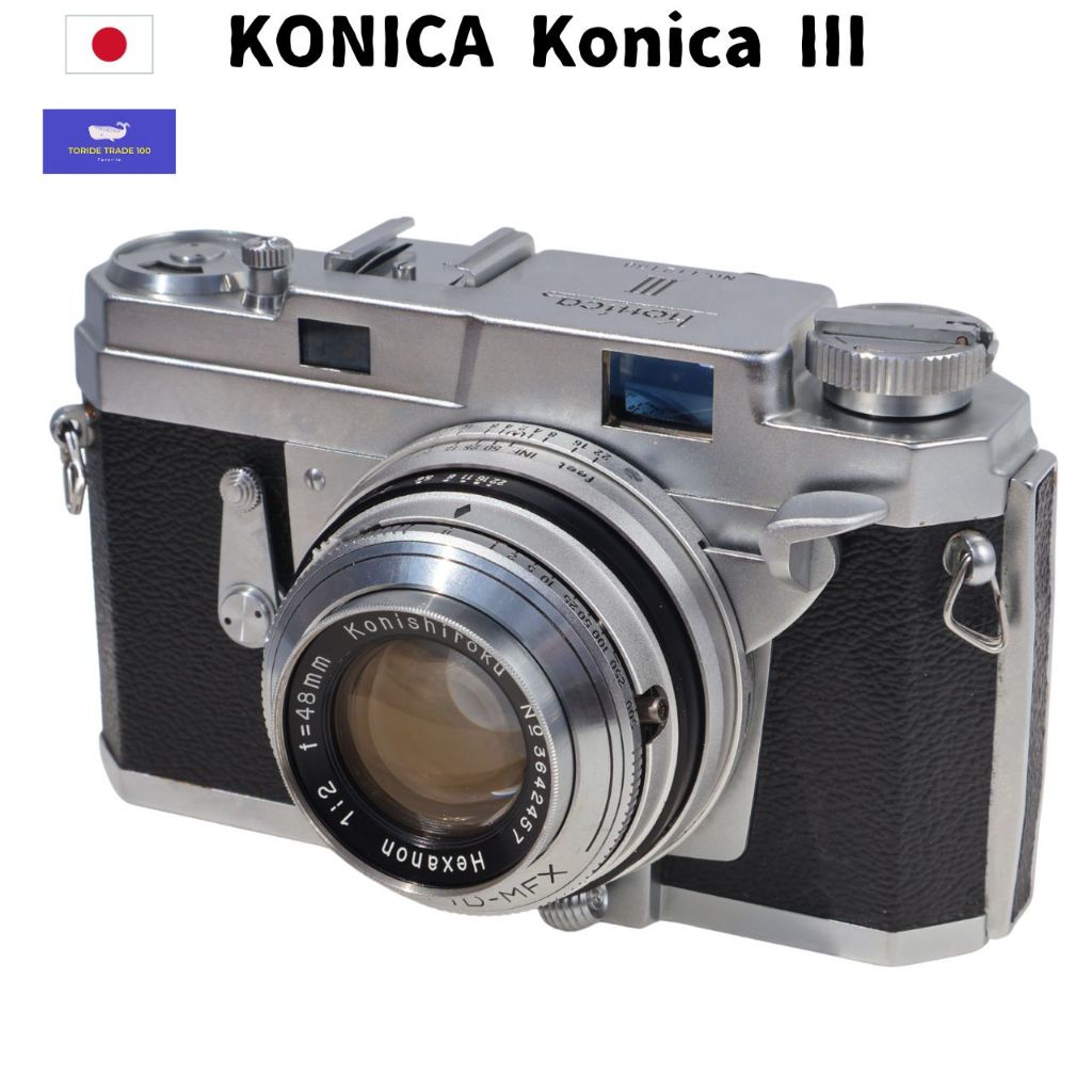 KONICA Konica Ⅲ Rangefinder 35mm Film camera From Japan | Shopee ...