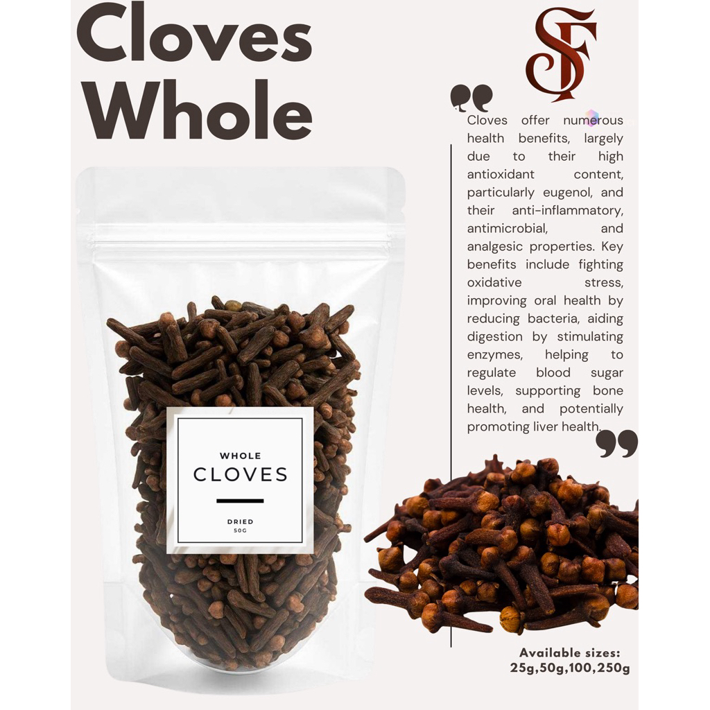 premium herbs and spices original Whole dried cloves | Shopee Philippines