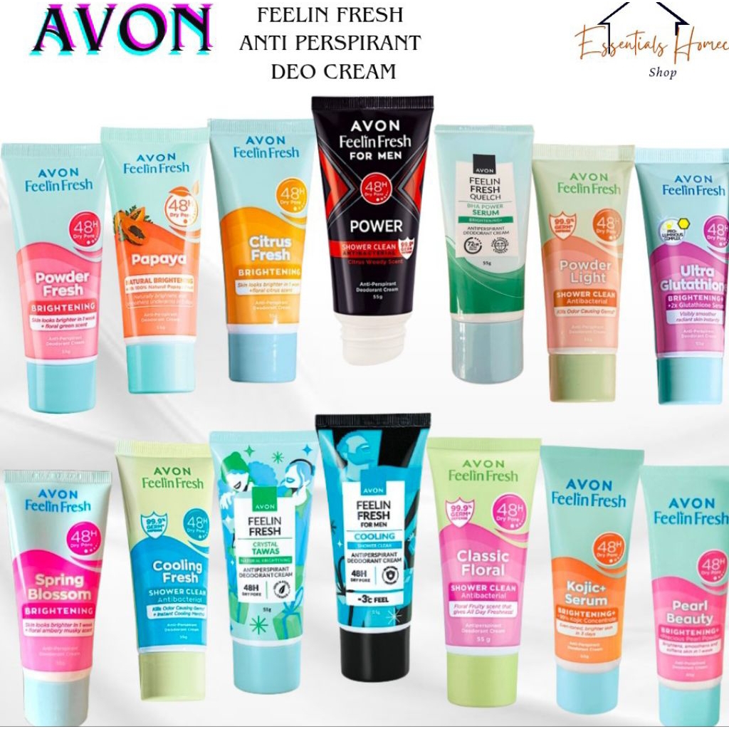 AVON FEELIN FRESH ANTI PERSPIRANT DEO CREAM | Shopee Philippines
