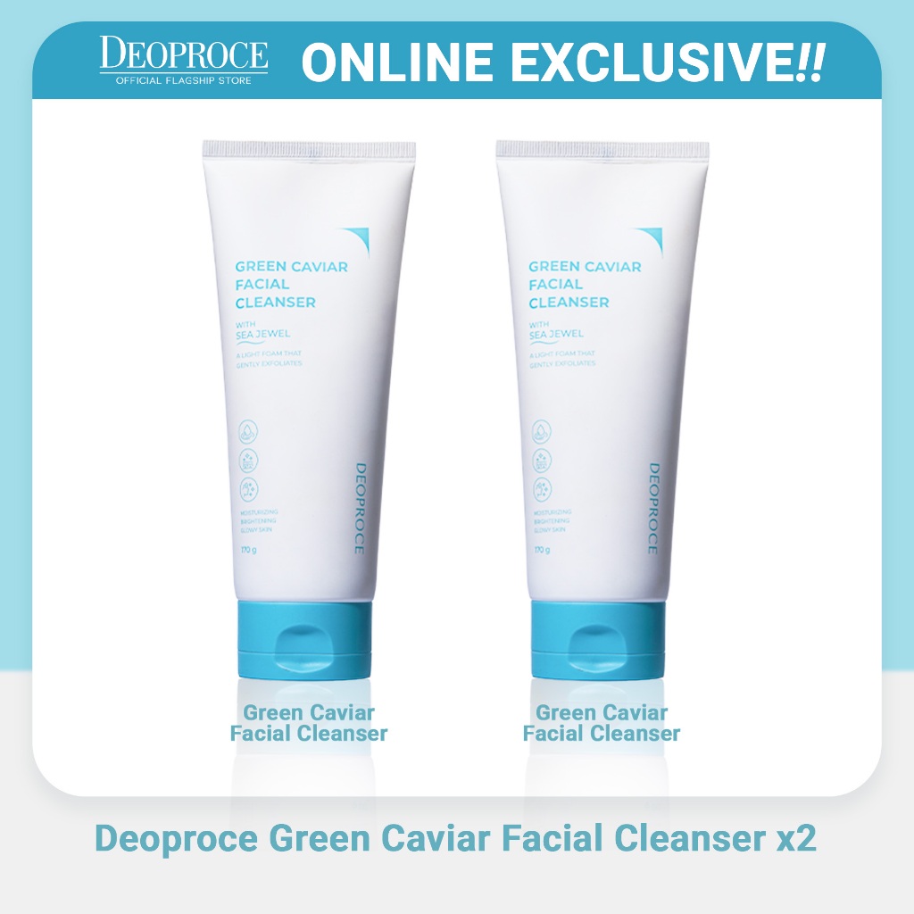 Deoproce Green Caviar Facial Cleanser x2 | Shopee Philippines