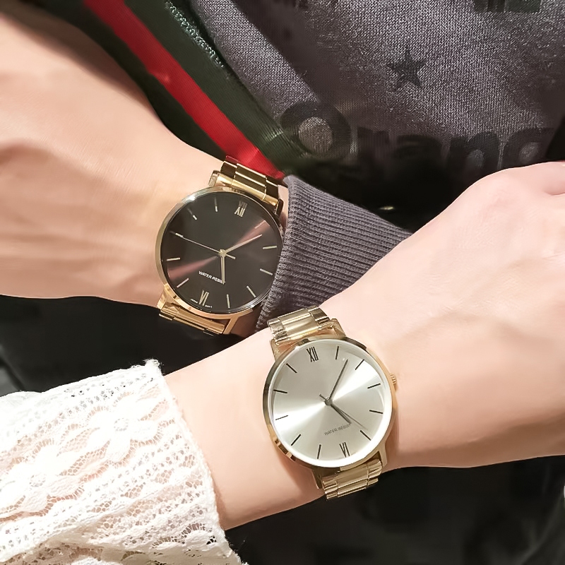 JnJ Jewelry Couple Watch Waterproof Non-tarnish IPG Strap Stainless ...