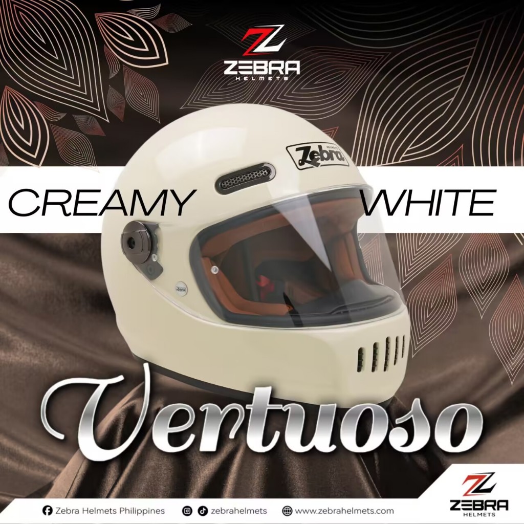 ZEBRA classic HELMET 577 Vertuoso Full Face Motorcycle Helmet full face ...