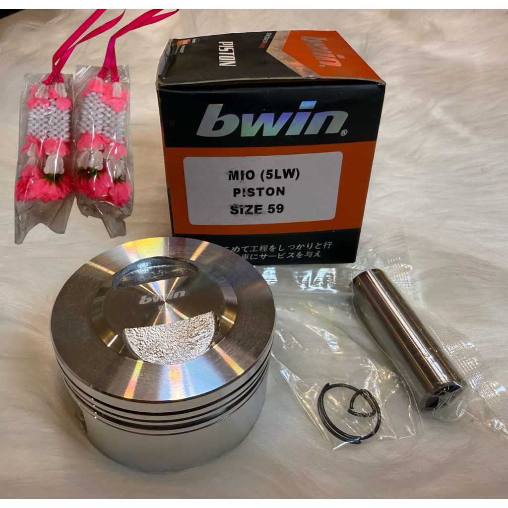 BWIN PISTON SET MIO SPORTY ( 5LW ) 59MM ( WITH FREE BIES ) | Shopee ...