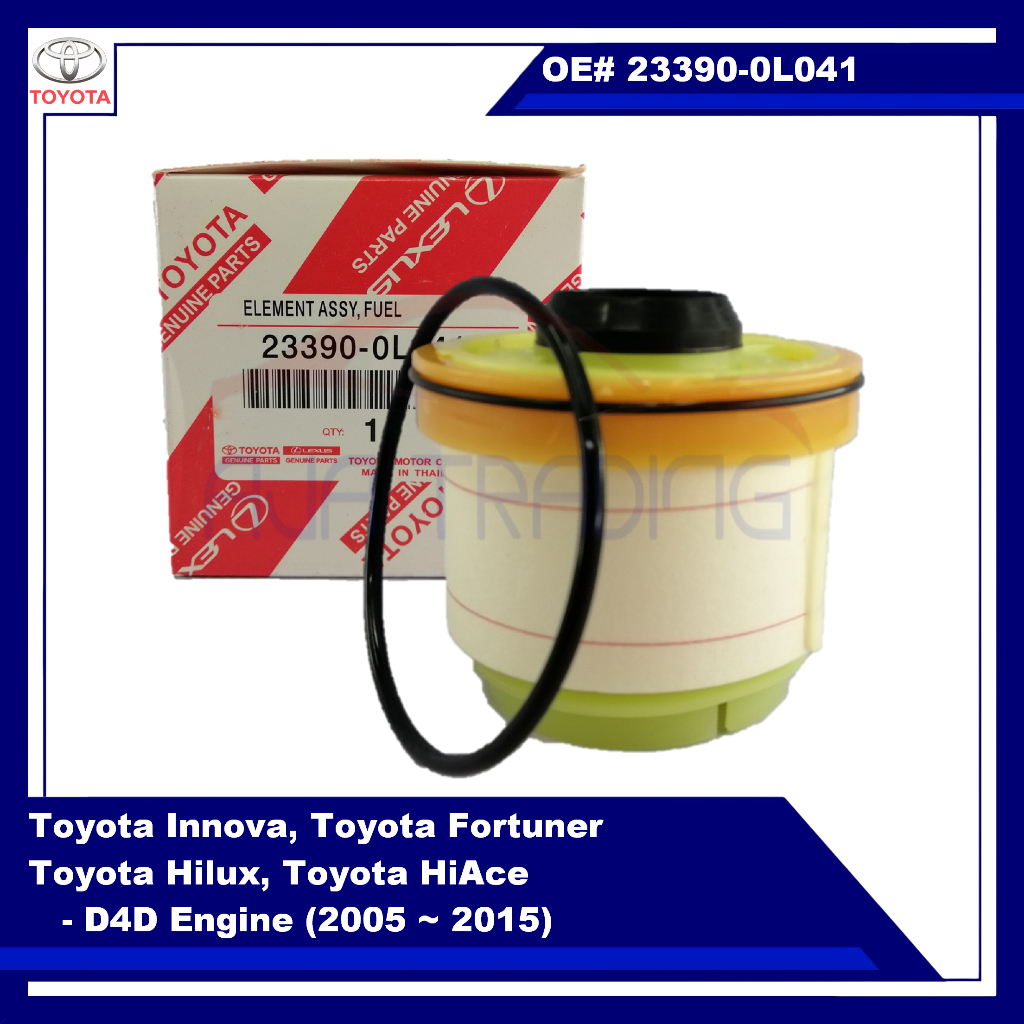 Fuel Filter (23390-0L041) Toyota Innova, Toyota Fortuner, Toyota Hilux ...