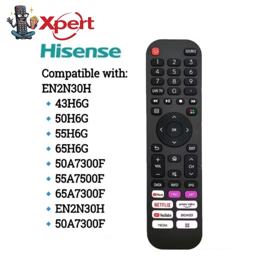 For DEVANT Remote Control For Hisense EN2G30H VIDAA TV Remote Control ...