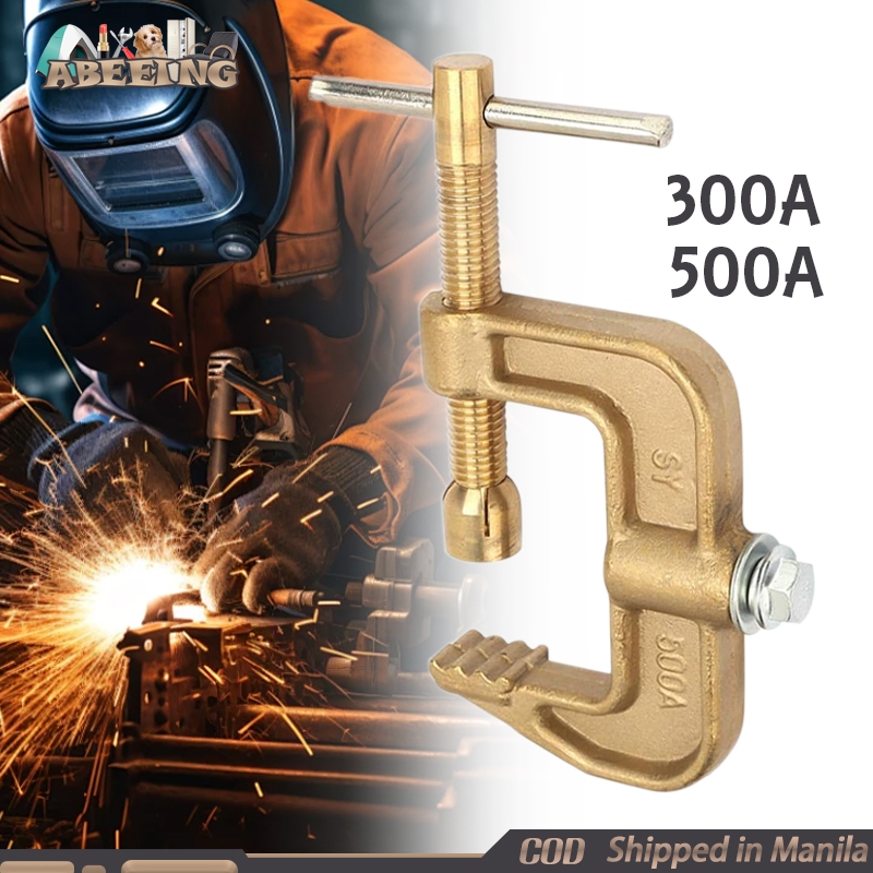 Portable Ground Welding Earth Clamp Heavy Duty C-Type Copper Grounding ...