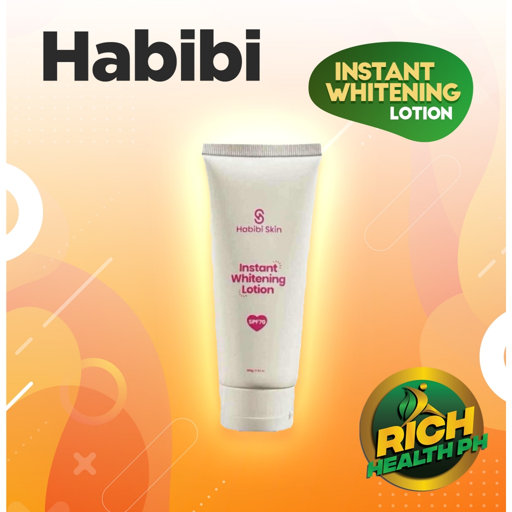 HABIBI SKIN ESSENTIAL INSTANT WHITENING LLOTION with SPF70 100mL ...