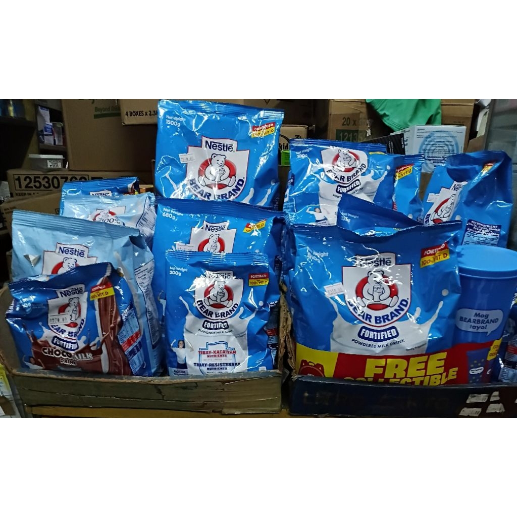Bear Brand Fortified Powdered Milk 300g, 680g, 840g, 1210g, 1500g ...