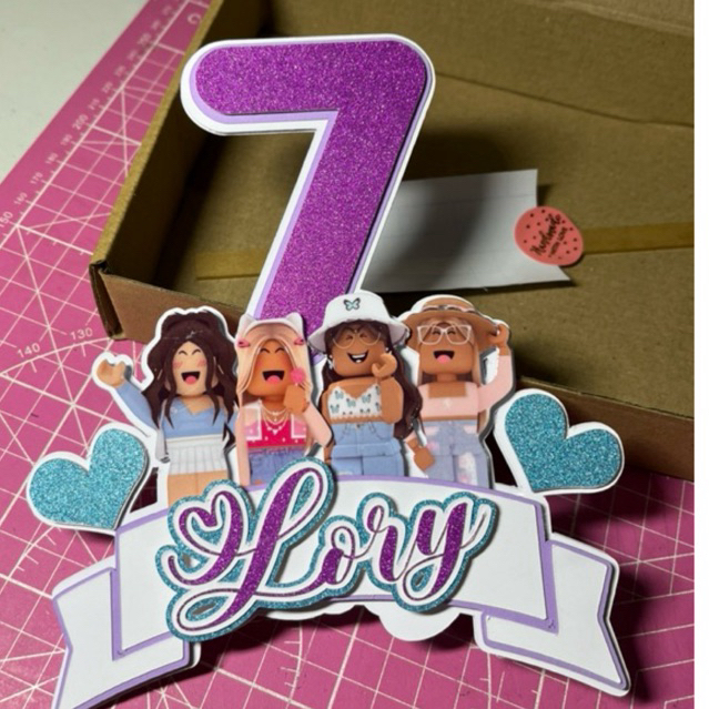 Roblox Girlfriends Cake Topper layered | Shopee Philippines