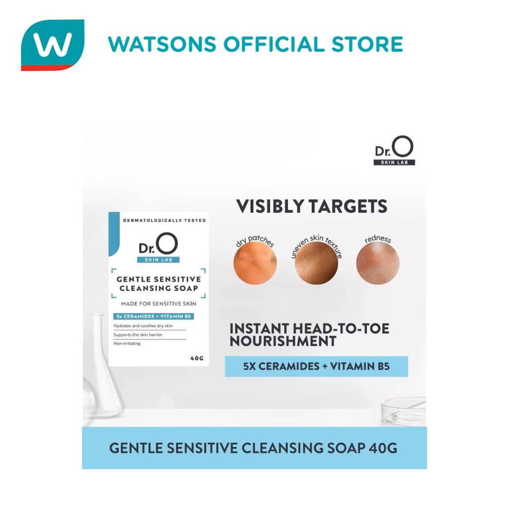 DR. O Skin Lab Gentle Sensitive Cleansing Soap 40g | Shopee Philippines
