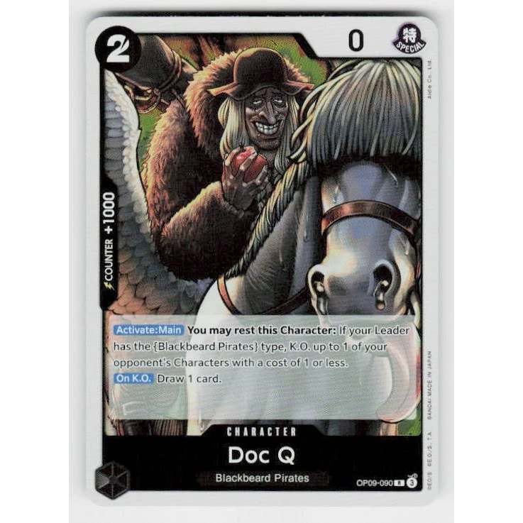 Doc Q OP09-090 R One Piece Card Game English | Shopee Philippines