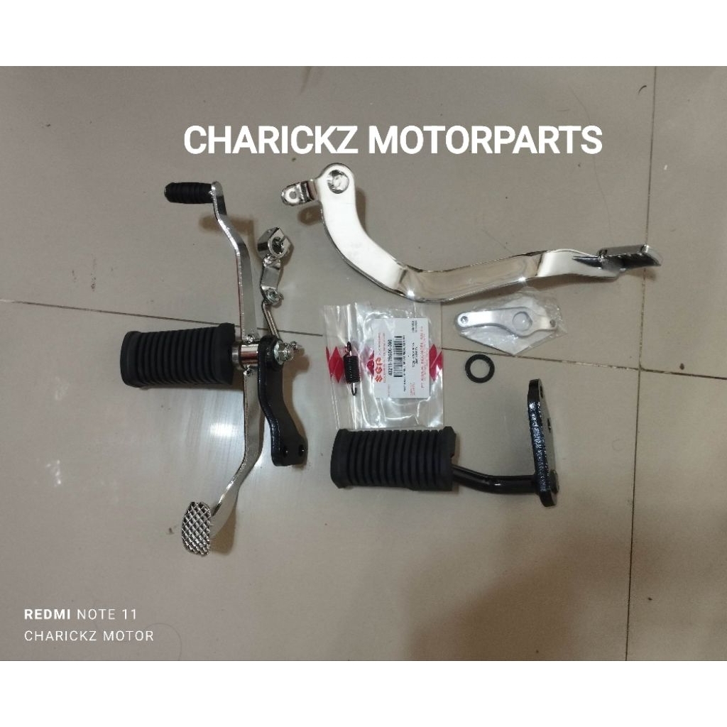SGP FOOTREST ASSY w/ Brake pedal & shifter set RAIDER 150 CARB TYPE ...