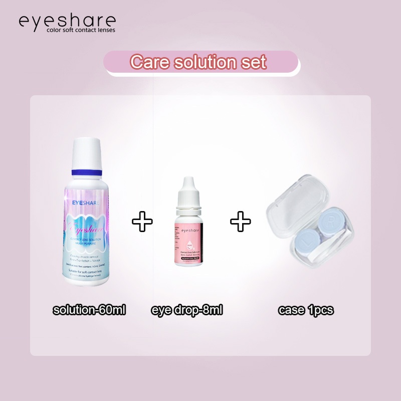 EYESHARE Contact lens care kit Contact lens care solution contact lens ...
