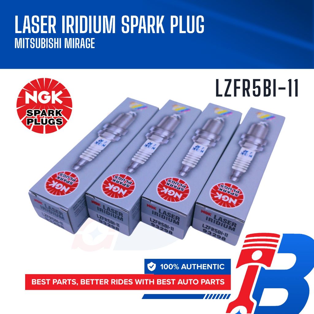 NGK LZFR5BI-11 Laser Iridium Spark Plug for Mitsubishi Mirage G4 ...