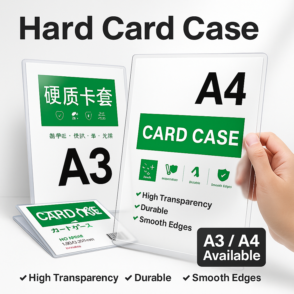 A3 A4 PVC Certificate Holder Protective Cover Business License Document ...