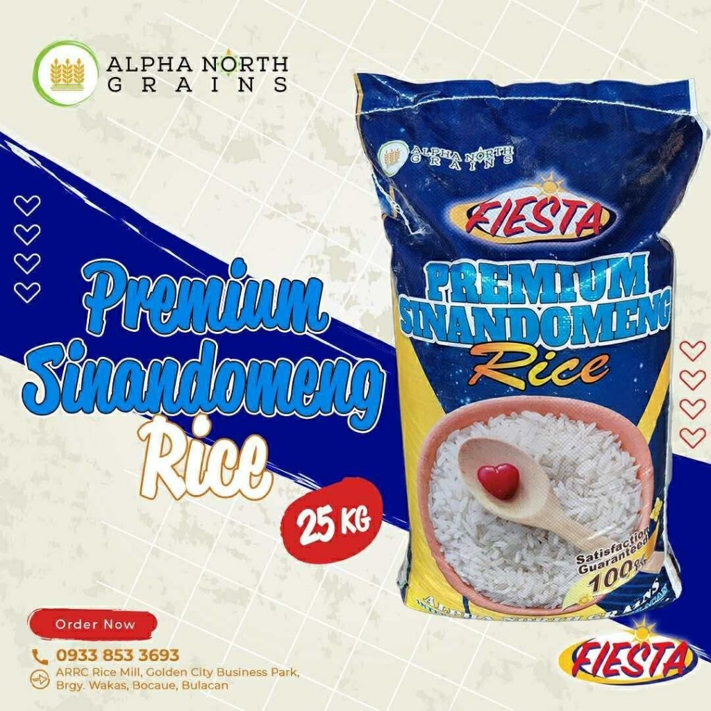 Alpha North Fiesta Premium Sinandomeng 25kg | Shopee Philippines