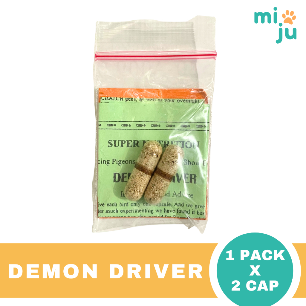 Demon Driver (1 Pack / 2 Capsules) for Chickens/Gamefowls/Racing ...