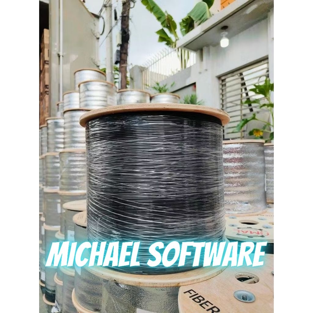 UMAL FIBER OPTIC CABLE (FOC) 3 STEEL 1KM NON TELCO galvanize | Shopee ...