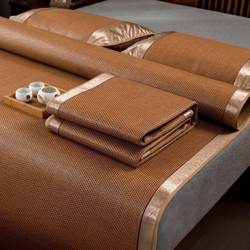 Summer Cool Sleeping Rattan Mat Thick Non-Slip Bamboo Cool Mat for Home ...