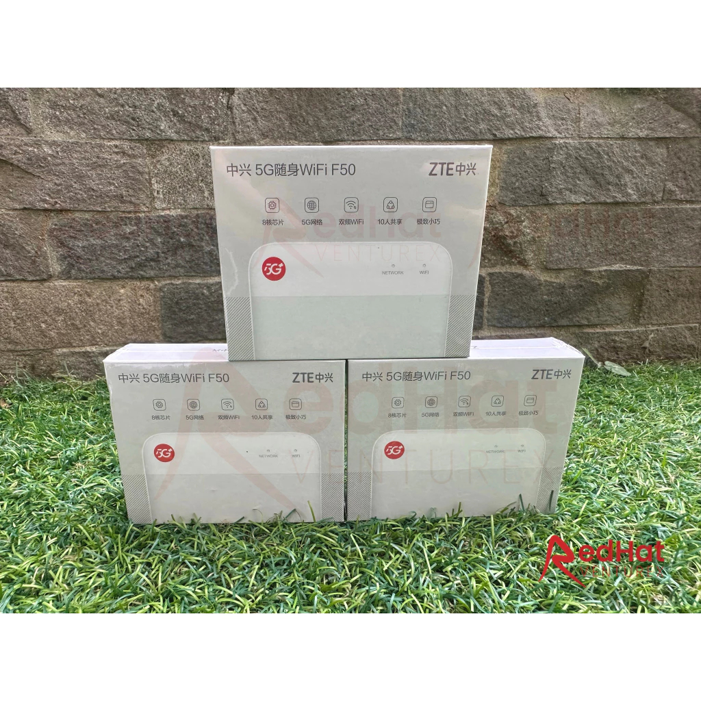 ZTE 5G Pocket WiFi F50 for Travel + Built-in Power Bank | Shopee ...