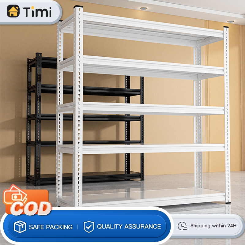 [COD] 5/6 Layers Metal Rack Adjustable Height Steel Rack Heavy Duty ...