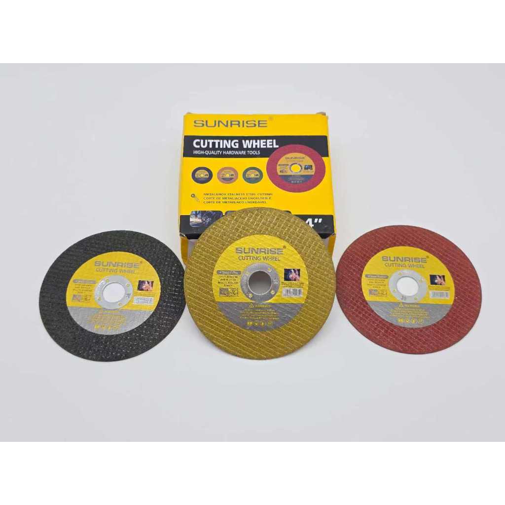 Cutting Disc SUNRISE Cutting Dics 4" steel cutter 25pcs/box | Shopee ...
