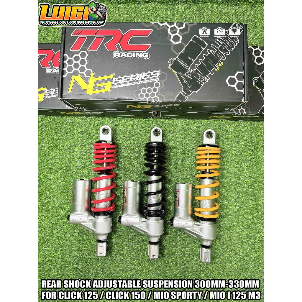 TRC RACING CLICK 125/ CLICK 150/ MIO SPORTY/ M3 REAR SHOCK ADJUSTABLE ...
