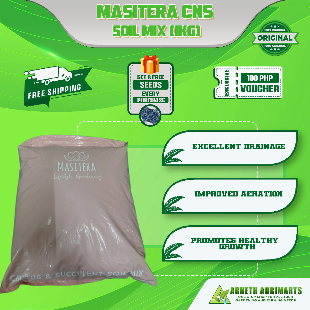 ARNETH MASITERA CNS SOIL MIX (1KG) | Shopee Philippines