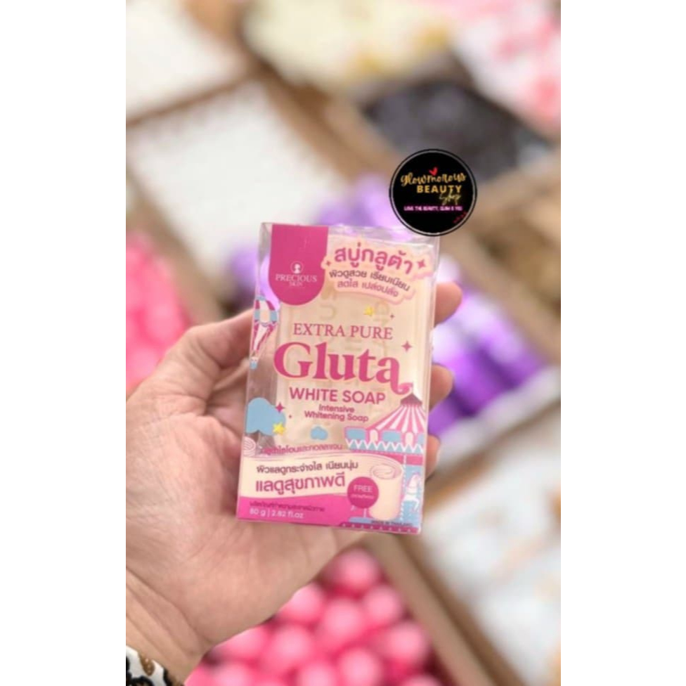 ORIGINAL PRECIOUS SKIN EXTRA PURE GLUTA WHITE SOAP FROM THAILAND ...