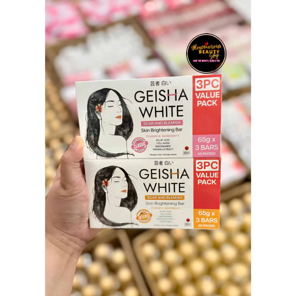 GEISHA WHITE SCAR AND BLEMISH SKIN BRIGHTENING BAR CLASSIC INTENSE SOAP ...