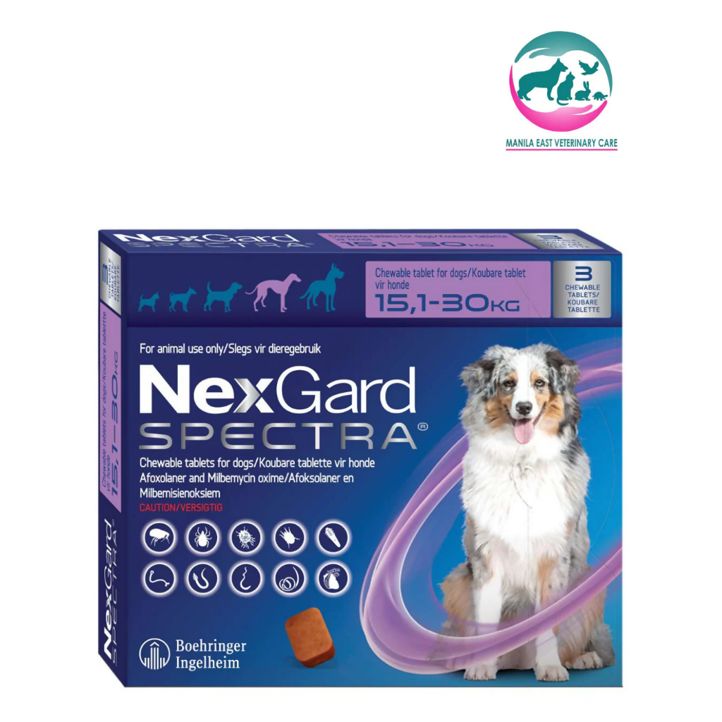 NEXGARD SPECTRA CHEWABLE TABLET FOR LARGE BREED DOGS 75MG >15-30KG (3 ...
