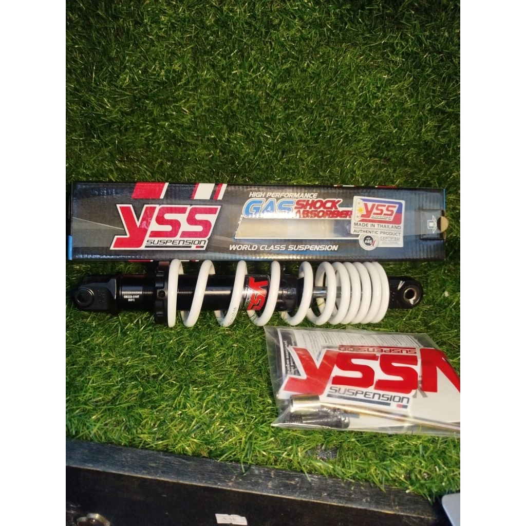 YSS SUSPENSION HIGH PERFORMANCE GAS SHOCK ABSORBER (WHITE) | Shopee ...