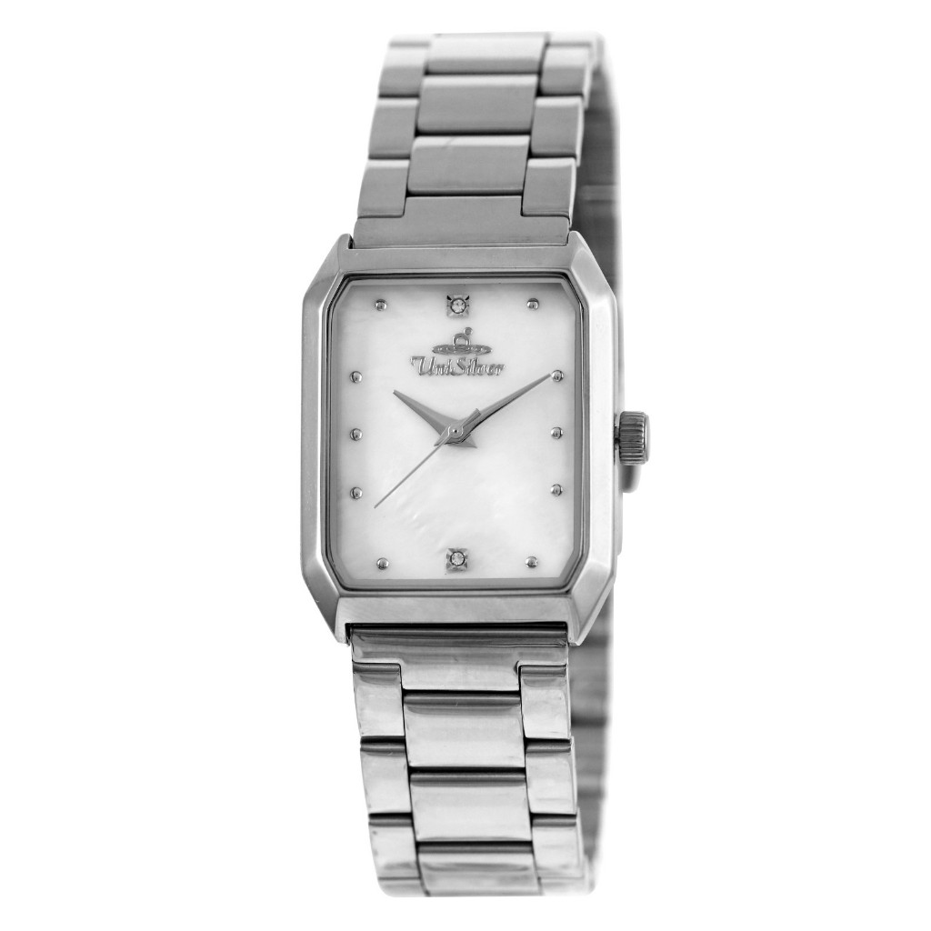 UniSilver TIME CARREVO PORTRE Women's Small Analog Silver Stainless ...