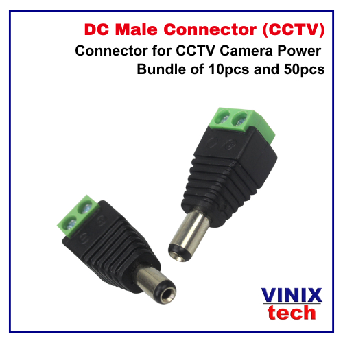 DC Male Power Connector Screw Type (Bundle) | Shopee Philippines