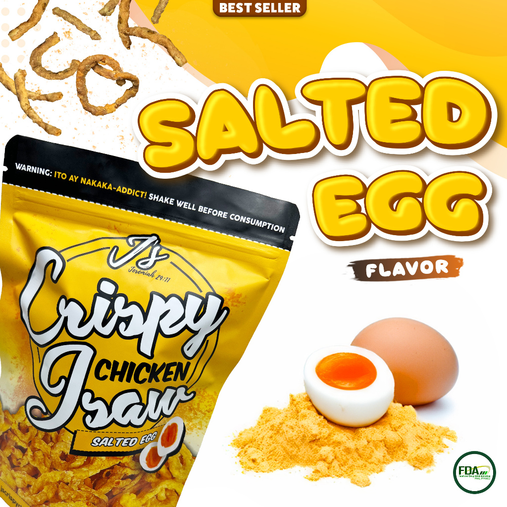 J's Crispy Chicken Isaw - Salted Egg | Shopee Philippines