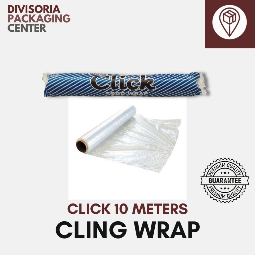Cling Wrap | Food Wrap (Refill/Mini) Click Brand 10meters (length) x ...