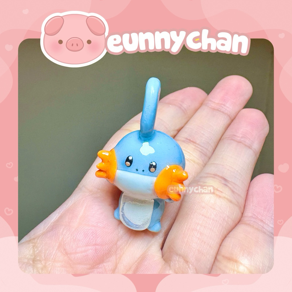 Pokemon Mudkip Polymer Clay Hipper Handmade by eunnychan | Shopee ...
