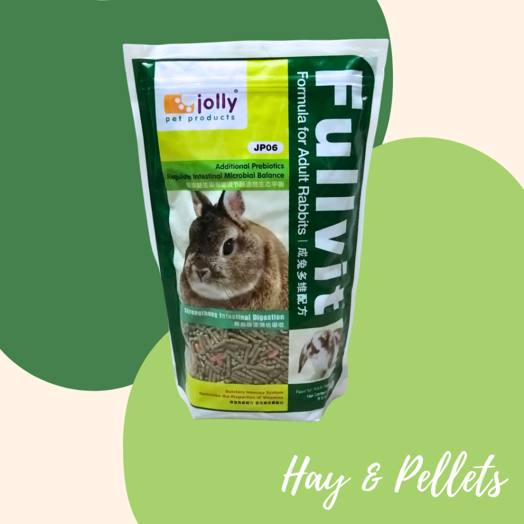 Jolly Fullvit Pellets for Adult Rabbits 1kg | Hay & Pellets | Shopee ...