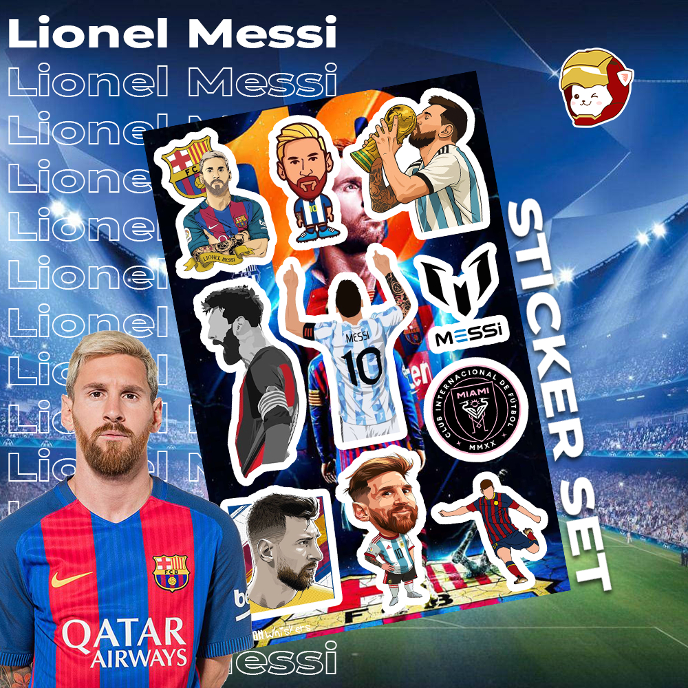 Football | Lionel Messi | Vinyl Stickers | Shopee Philippines