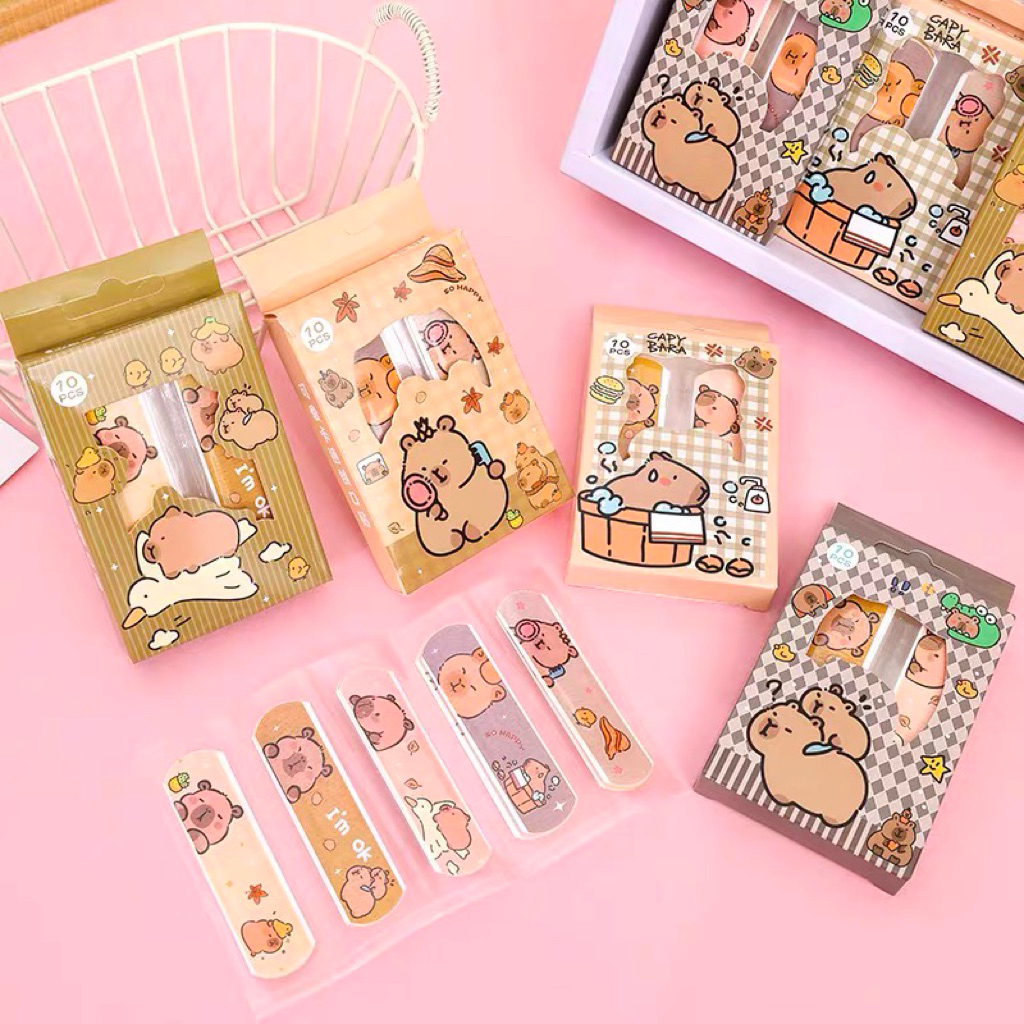 Sanrio Kuromi, My Melody, Cinnamoroll, Capybara Band-Aid Adhesive ...