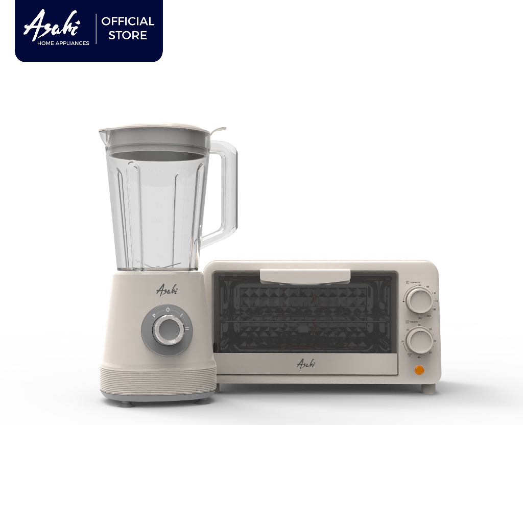 Asahi Bundle OT 102 10L Oven Toaster + BL 909 1.5L Electric Blender ...
