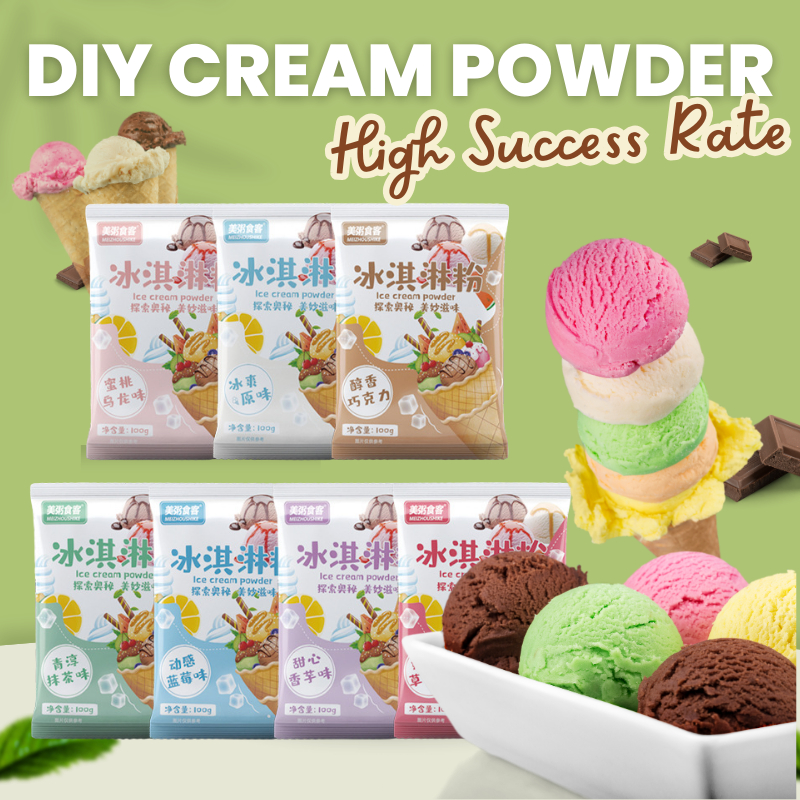 Homemade Ice Cream Powder - Soft Serve Ice Cream Powder Mix | Chocolate ...