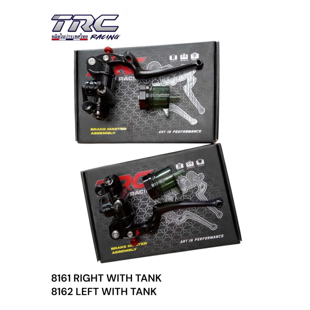 TRC BRAKE MASTER PAIR ASSEMBLY DUAL TANK (8161 RIGHT WITH TANK/8162 ...